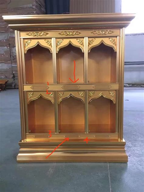 Usd 1218 Temple Aluminum Alloy Buddha Shrine Wall Divine Shelf Water