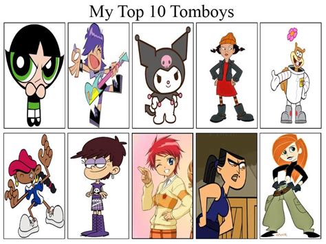 My Top 10 Favorite Tomboys By Julinhafidelis On Deviantart