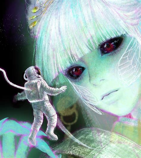 외계인 그림을 첫번째부터 눌러서 넘겨봐주세요 꼭이요 코냥のイラスト