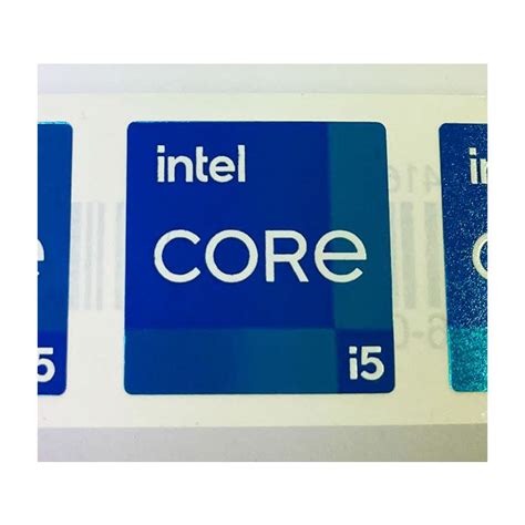 Genuine Intel Core I Inside Case Badge Sticker Th Generation Mm
