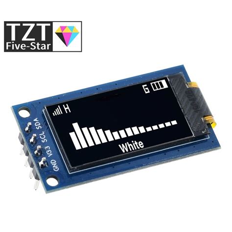 tela oled de 0 96 polegadas 64x128 módulo de lcd ssd1107 módulo de tela