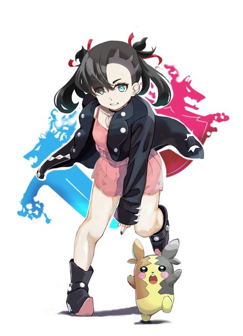 Marnie Morpeko And Morpeko Pokemon And 1 More Drawn By Kunuser