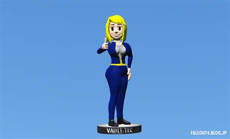 Fallout4⚡情報局：vault Boy が Vault Girl になるボブルヘッド置き換えmod