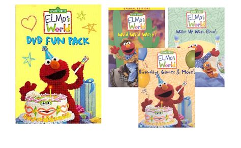 Elmos World Dvd Fun Pack 2002 3 Pack By 650lisbon On Deviantart