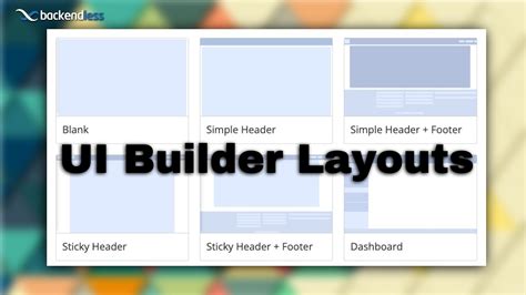Introducing UI Builder Layouts YouTube