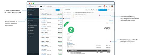 Create And Send Quote Online Zoho Invoice