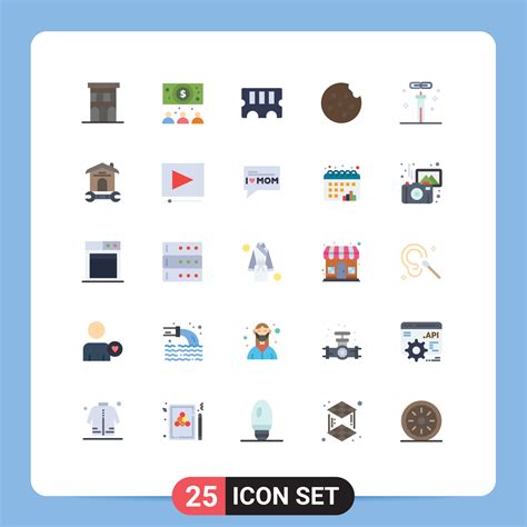 25 Universal Flat Colors Set For Web And Mobile Applications Science