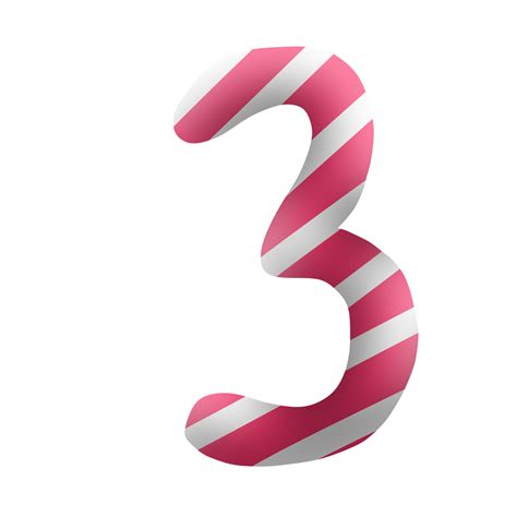 Candy Cane Number 24727998 Png