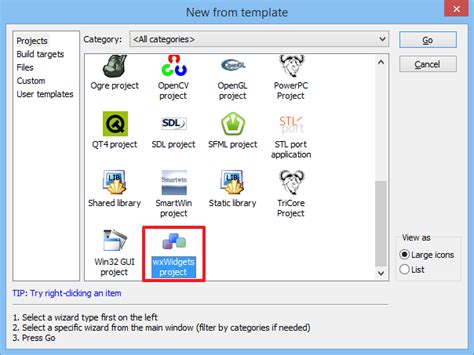 Компиляция библиотеки wxwidgets в code blocks