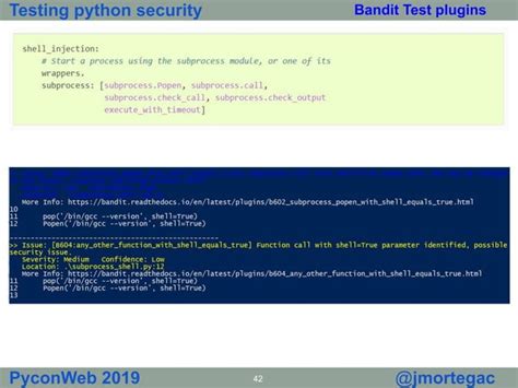 Testing Python Security Pyconweb Ppt
