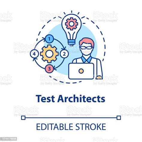 Test Architects Concept Icon Software Development Idea Thin Line