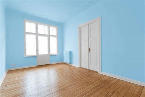 Sky Blue Painted Room