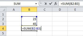 SUM Function In Excel To Add Numbers Examples