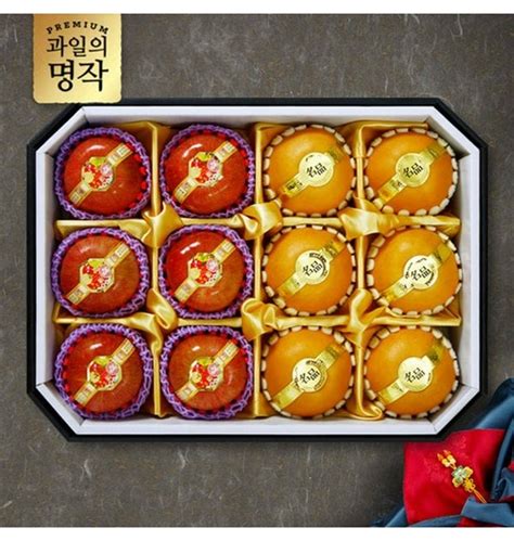명가일품 과일의 명작 팔각 혼합선물세트 12과사과6배6 5kg내외 티몬