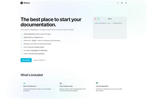 Nuxt Starter Templates And Themes Vercel