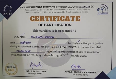 Utkarshhackathon Anits Hackathon Tech Innovation Venkata Bhanu