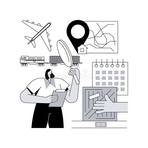 Supply Chain Management Abstract Concept Vector Illustration Stock Vector Illustration Of