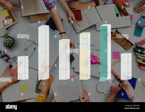 Bar Graph Statistics Analysis Business Concept Stock Photo Alamy