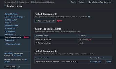 Configuring Build Parameters Teamcity On Premises Documentation