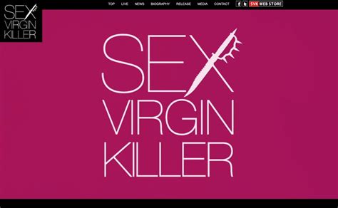 Sex Virgin Killer Music Web Clips バンド・アーティスト・音楽関連のwebデザイン ギャラリーサイト