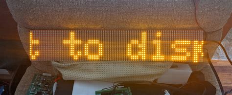 A Scrolling Message Display Using 3x 16×32 Led Matrix Modules Adrian