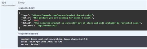 Using The ProblemDetails Class In ASP NET Core Web API