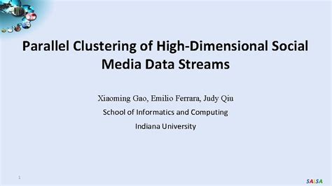 Parallel Clustering Of Highdimensional Social Media Data Streams
