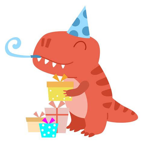 Dinosaur Party Clipart Happy Dino 26995237 Png