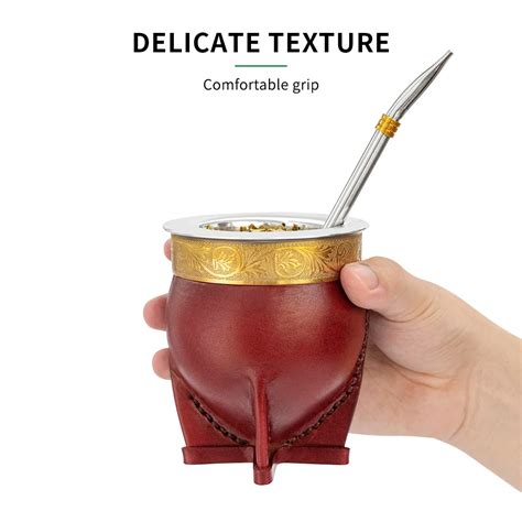 Cuopru Yerba Mate Cup Set With Bombillastraw Tea Filter Cuopru