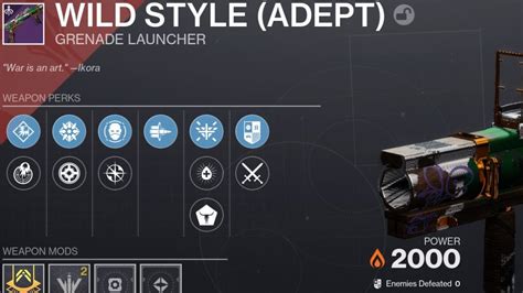 Destiny 2 Wild Style God Roll Best Perks And Attachments Destructoid