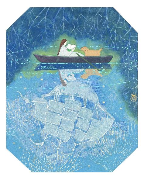 清新画风编织少女梦境的插画作品 设计之家