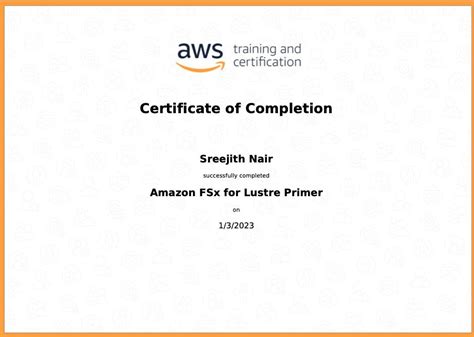 Aws Sreejith Nair