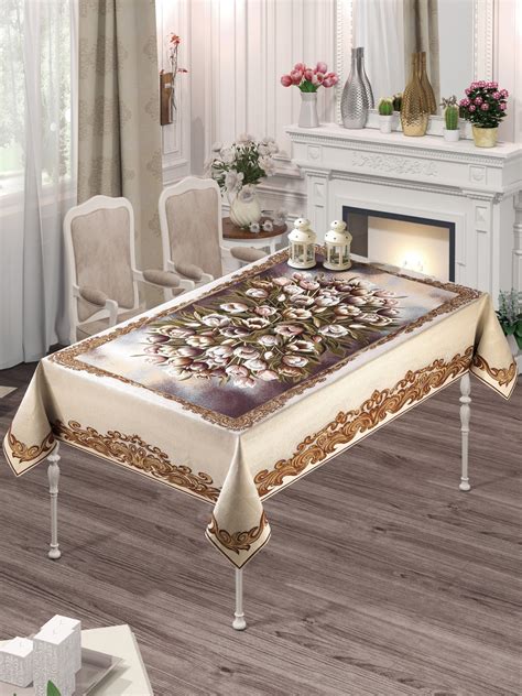 Купить скатерть гобеленовая "do&co" жаккард пано 160х220 tulip lux в ...