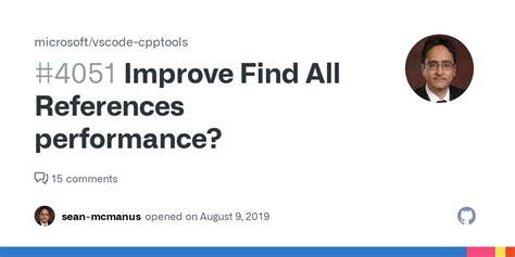 Improve Find All References Performance · Issue 4051 · Microsoftvscode Cpptools · Github