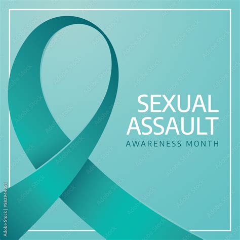 Vector Graphic Of Sexual Assault Awareness Month Good For Sexual