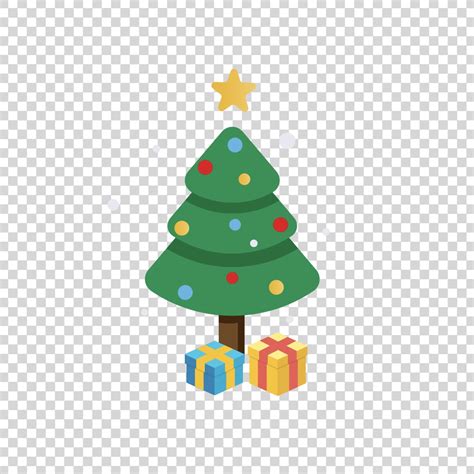 크리스마스 트리 선물 Png 투명배경 일러스트 다운로드 어반브러시 Png