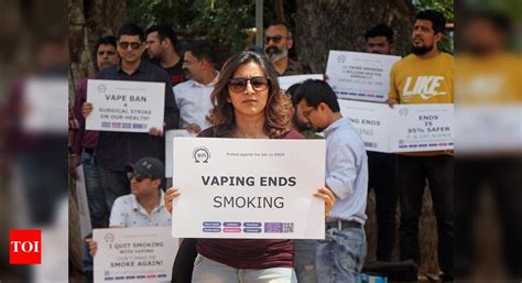 Vapers Hold Nationwide Protest Against Ban On E Cigarettes India News
