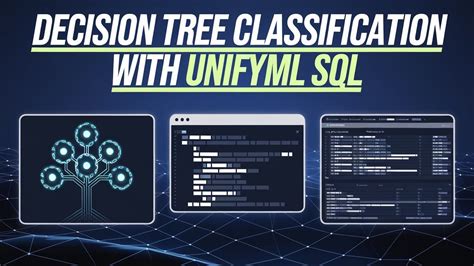 🌳 decision tree classification with unifyml sql train and predict using scikit learn 🚀 youtube