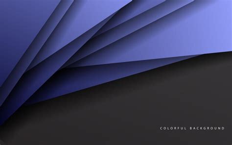 Premium Vector Abstract Overlap Layer Blue Color Background Vector