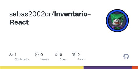 Github Sebas2002crinventario React