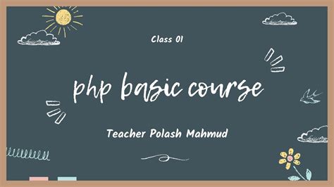 Php Basic Class 01 Youtube