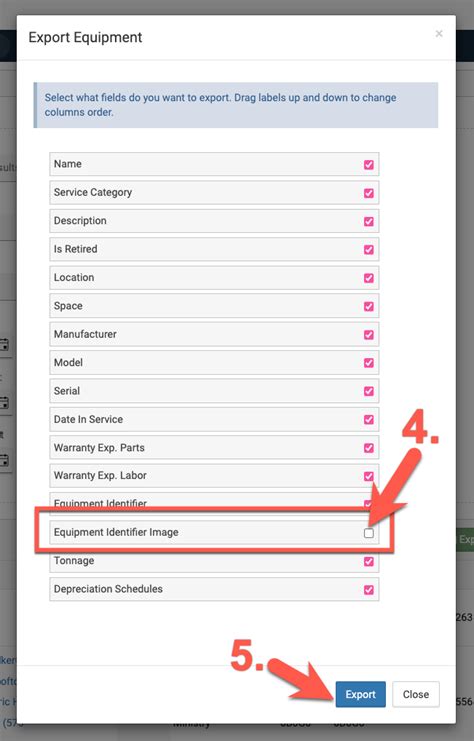 Asset Pro Filtering And Sorting Equipment Bar Codes To Print Espace Support Center