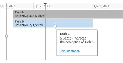 GanttControl TimelineTaskToolTipShowing Event WinForms Controls DevExpress Documentation