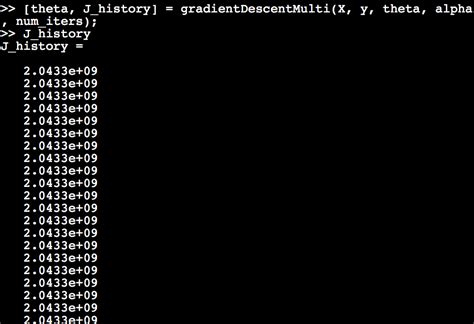 Linear Regression Exercise Coursera Course Ex1multi Rmlclass