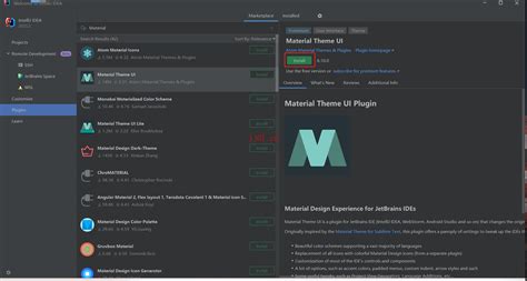 Idea插件 Material Theme Ui 激活使用教程 笨鸟编程导航