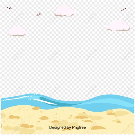 해변 모래 Png
