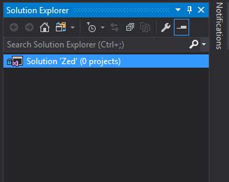 Creating A Blank Visual Studio 2017 Solution