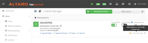 How To Reset Your Subscription Vm Count Hornetsecurity Knowledgebase