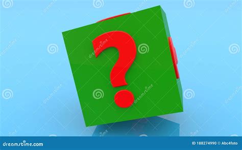 Cube With Question Mark Concept Stock Illustration Illustration Of Dimensional Drive 188274990
