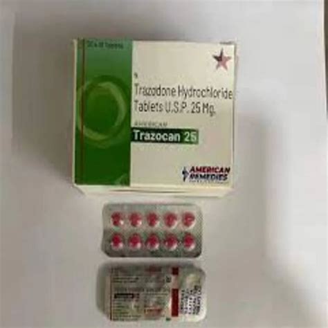 Trazodone 25mg Tablets At Rs 270 Box In Nagpur Id 2855231715491